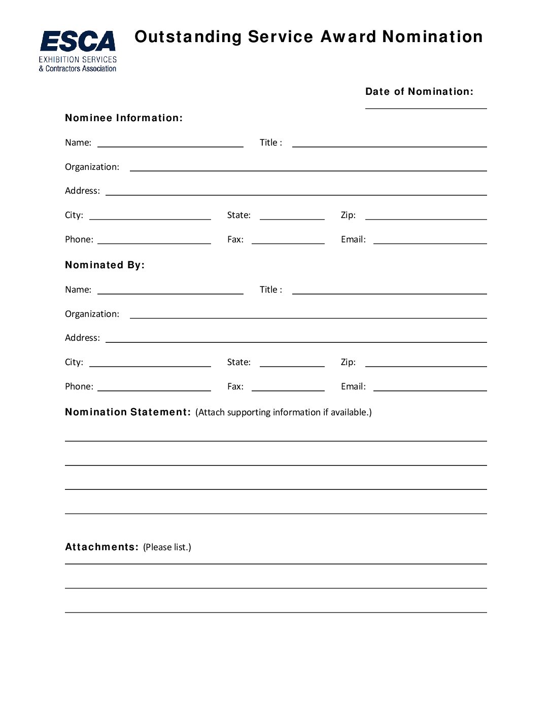 ESCA-Outstanding-Service-Award-Nomination-Template-5.3.11 » ESCA